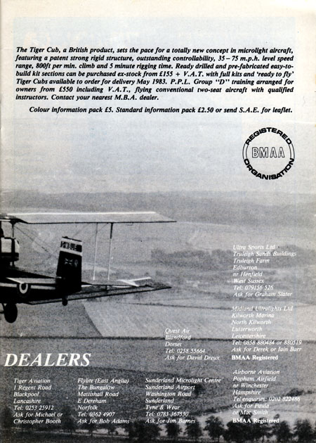 British Hang Gliding History. British Microlight Aircraft Association ...